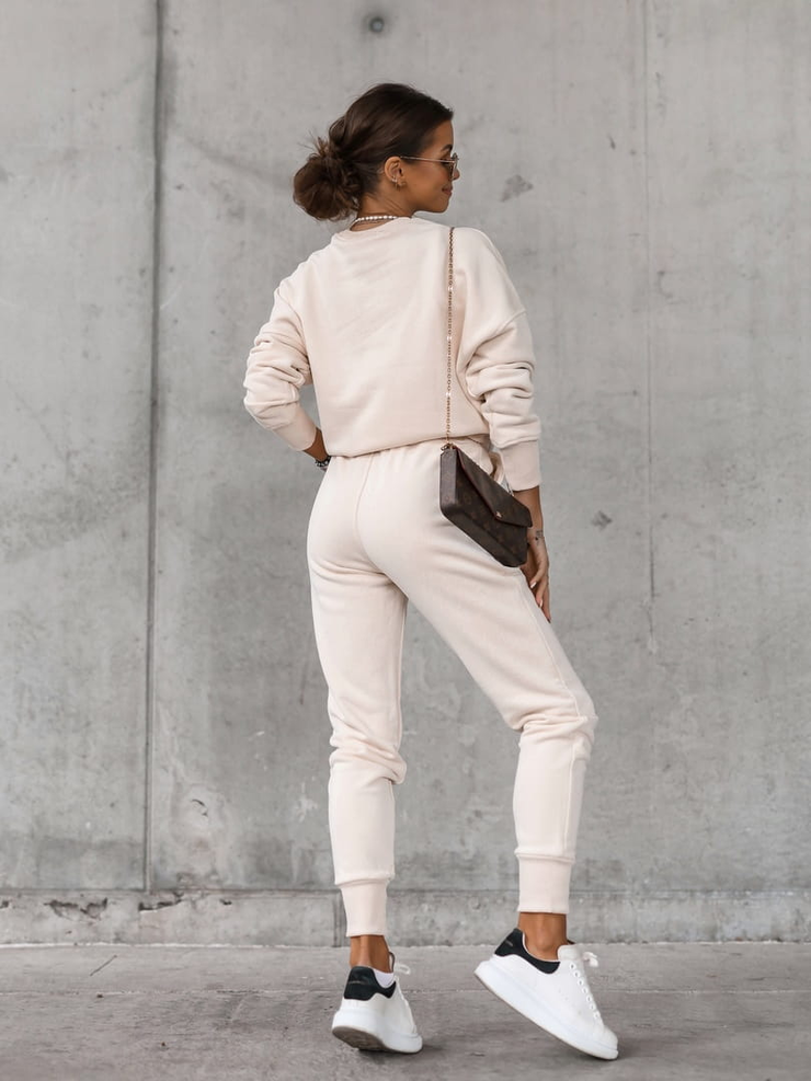 Komplet dresowy Milan cream - L'amour Concept